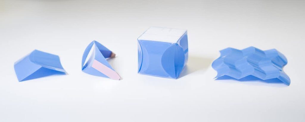 Curved origami offers a creative route to making robots and other ...