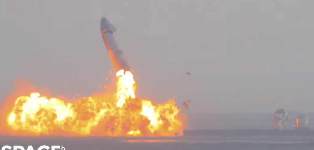SpaceX's Starship makes it to the ground in one piece, blows up almost ...