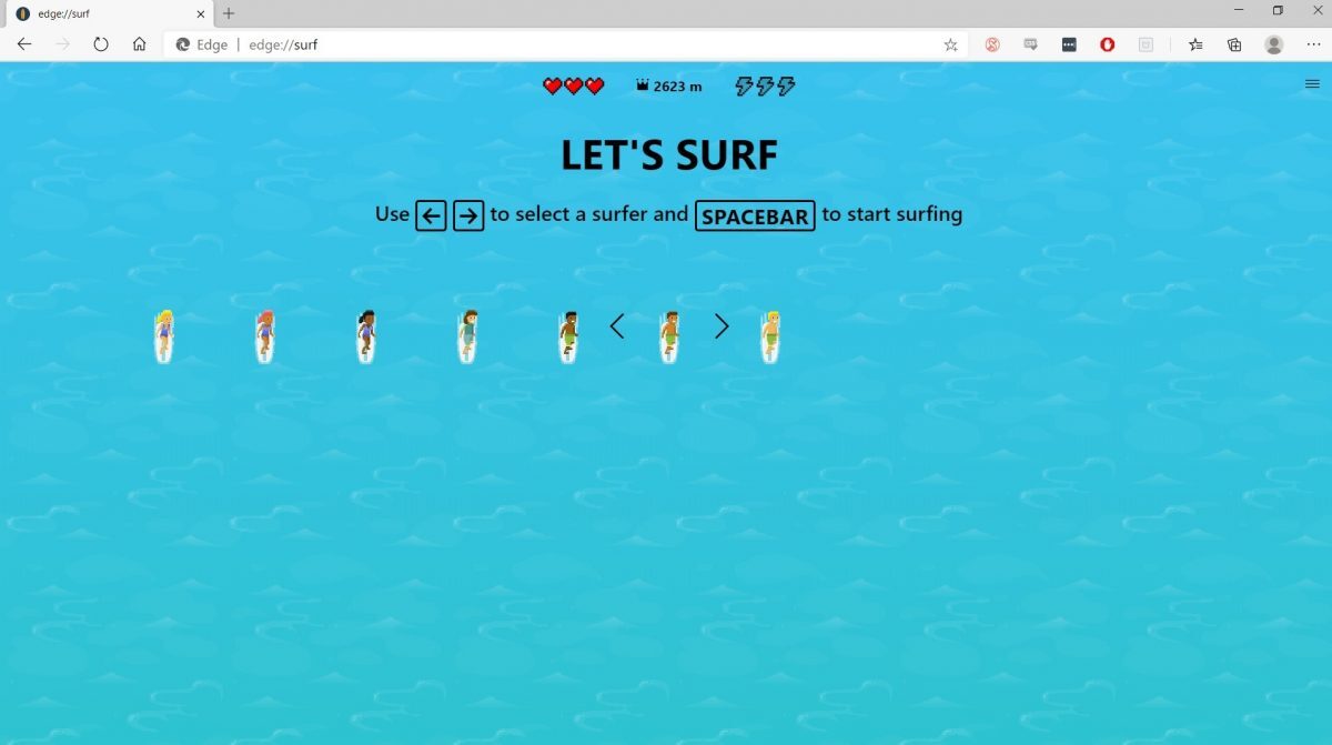 Stand Back, Google T-Rex! Microsoft Edge's Surf Game Is Here And Way ...