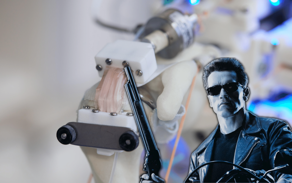 Scientists Have Grown Cells On A Robot Skeleton And We're Pretty Sure ...