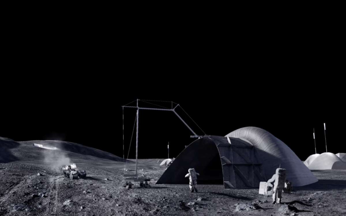 This Is What A 3D-printed Lunar Base Built By Autonomous Robots Might ...
