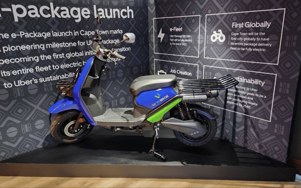 Uber to launch EV delivery bikes starting in Cape Town - Stuff South Africa