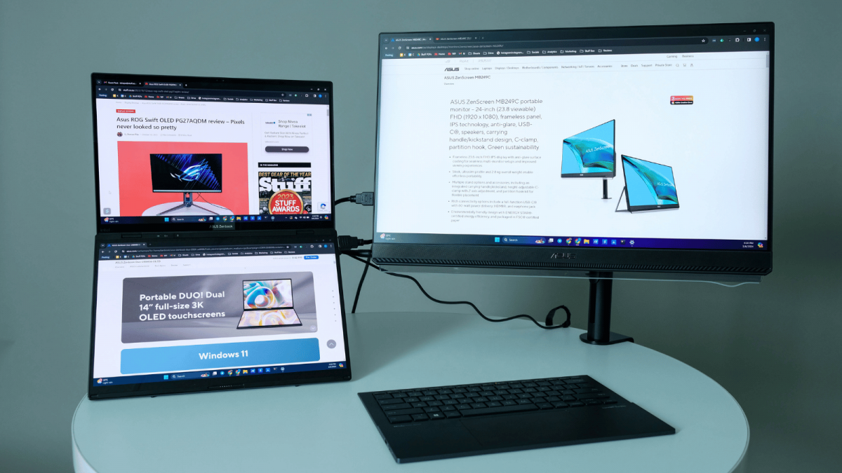 Asus ZenScreen MB249C review - A different take on 'portable' - Stuff ...