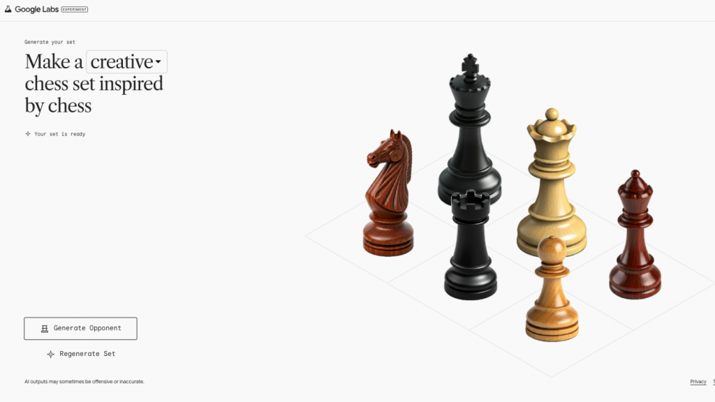 Google's New AI-powered Chess Game Lets You Create All The Pieces ...