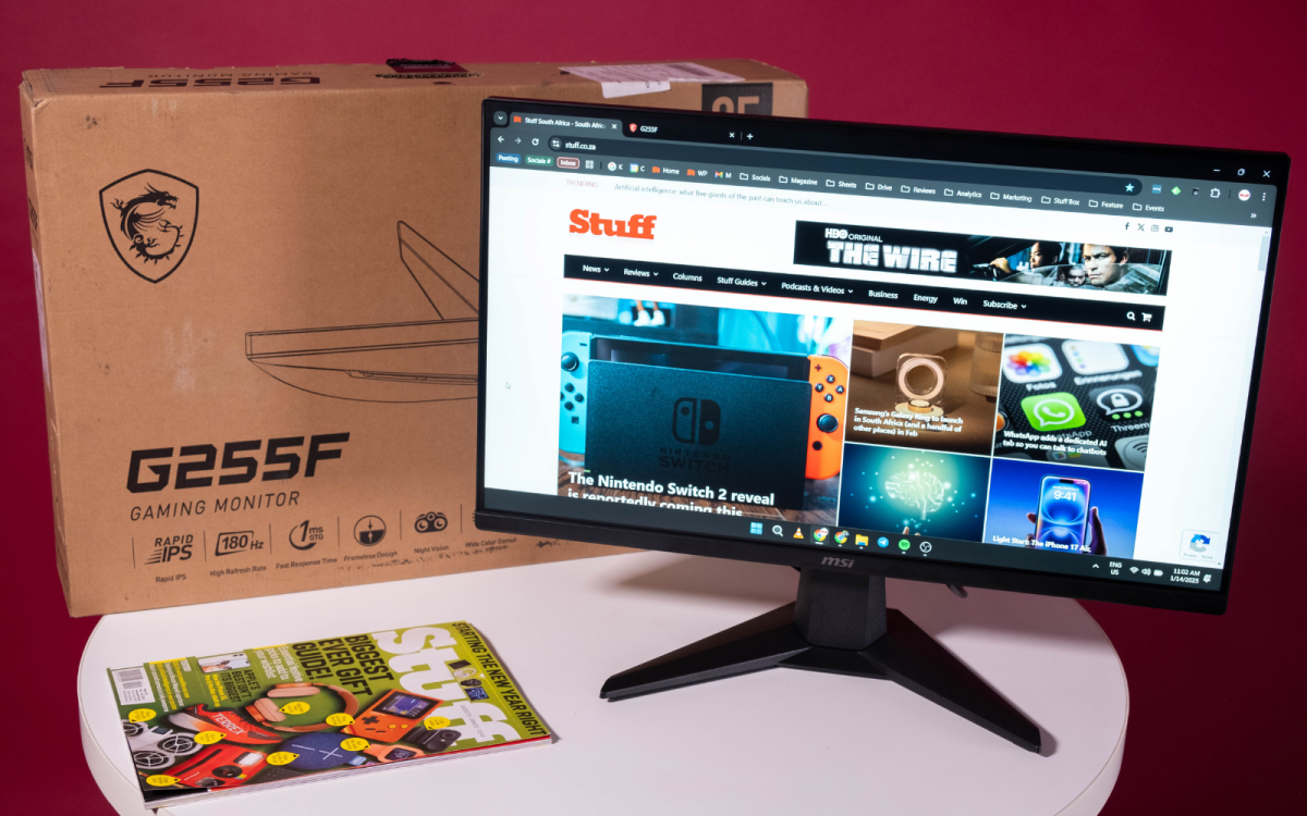 MSI G255F Gaming Monitor Review – Hertz So Good - Stuff South Africa