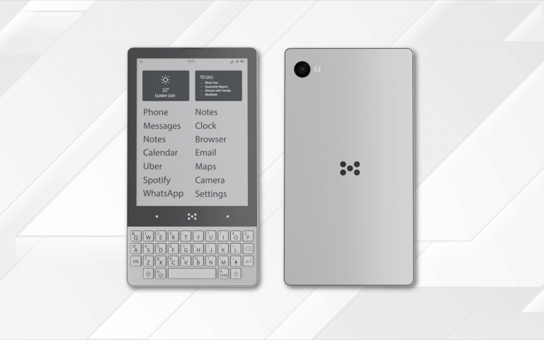 The Minimal Phone offers users an E Ink display and a full QWERTY ...