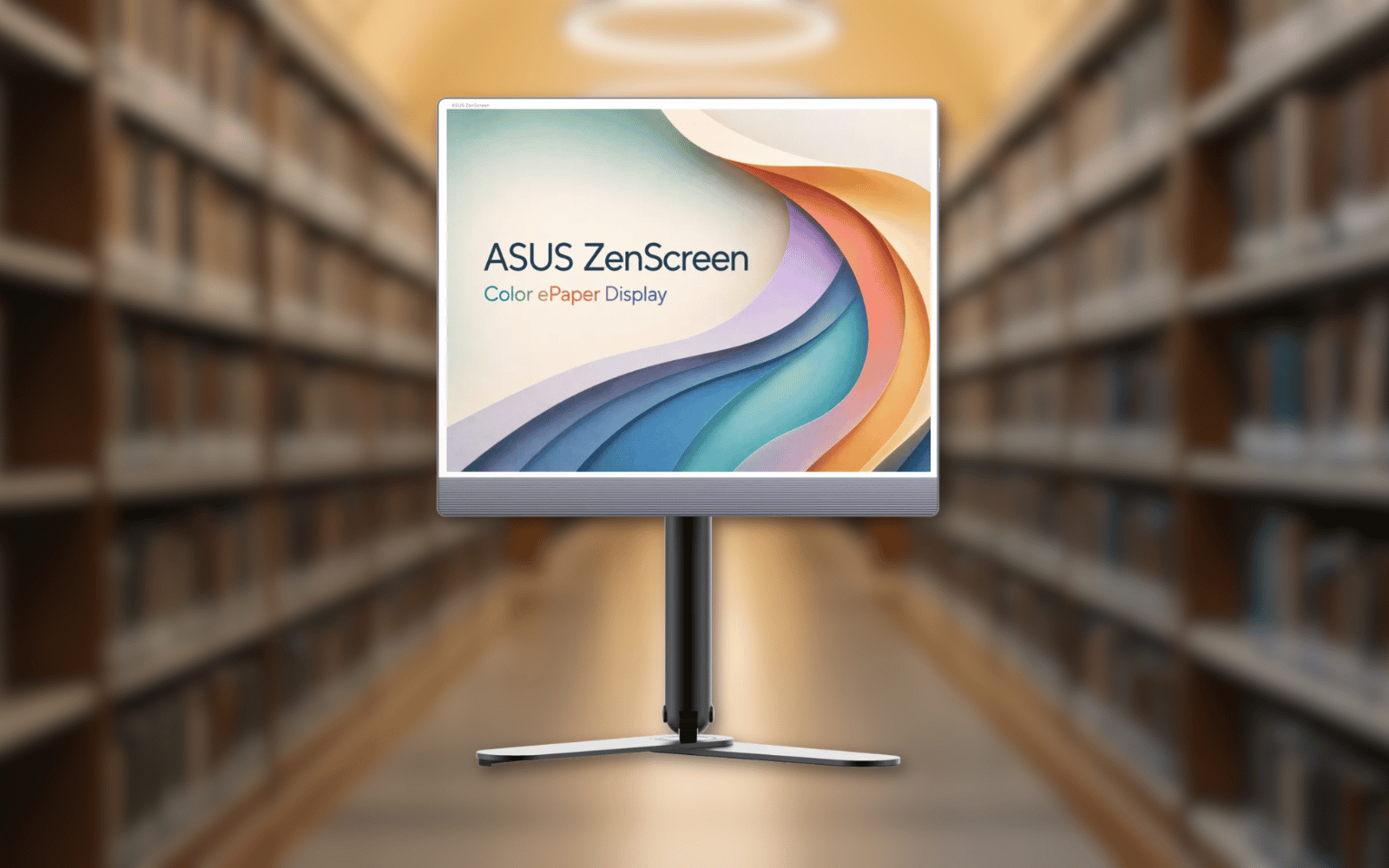The Asus ZenScreen Color ePaper is a monitor designed for heavy reading ...
